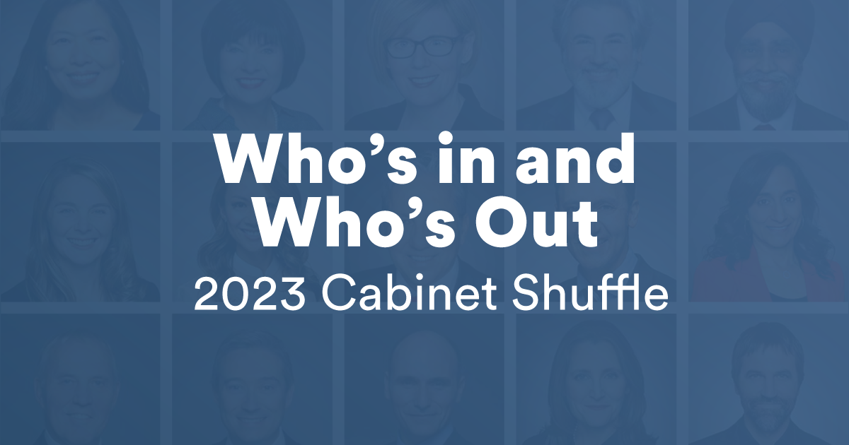 Prime Minister Justin Trudeau shuffled his cabinet in a morning ...