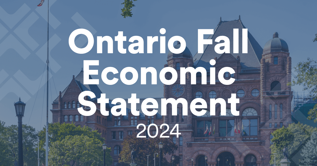 Ontario Fall Economic Statement 2024 - Enterprise Canada